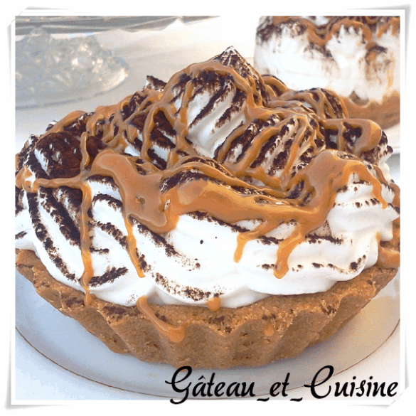 Banoffee pie, tarte banane et caramel | Gâteau et cuisine Rachida