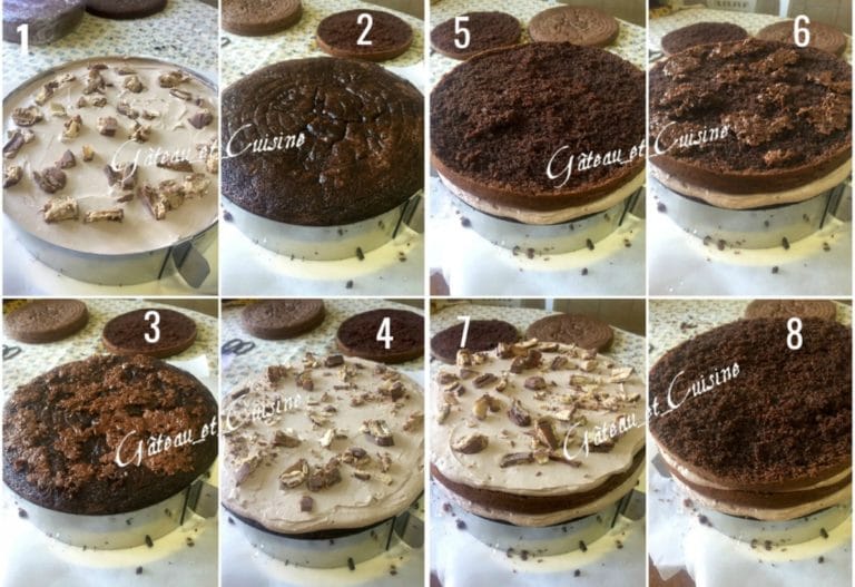 Le Layer Cake kinder Bueno ( pas à pas en image ) | Gâteau et cuisine ...