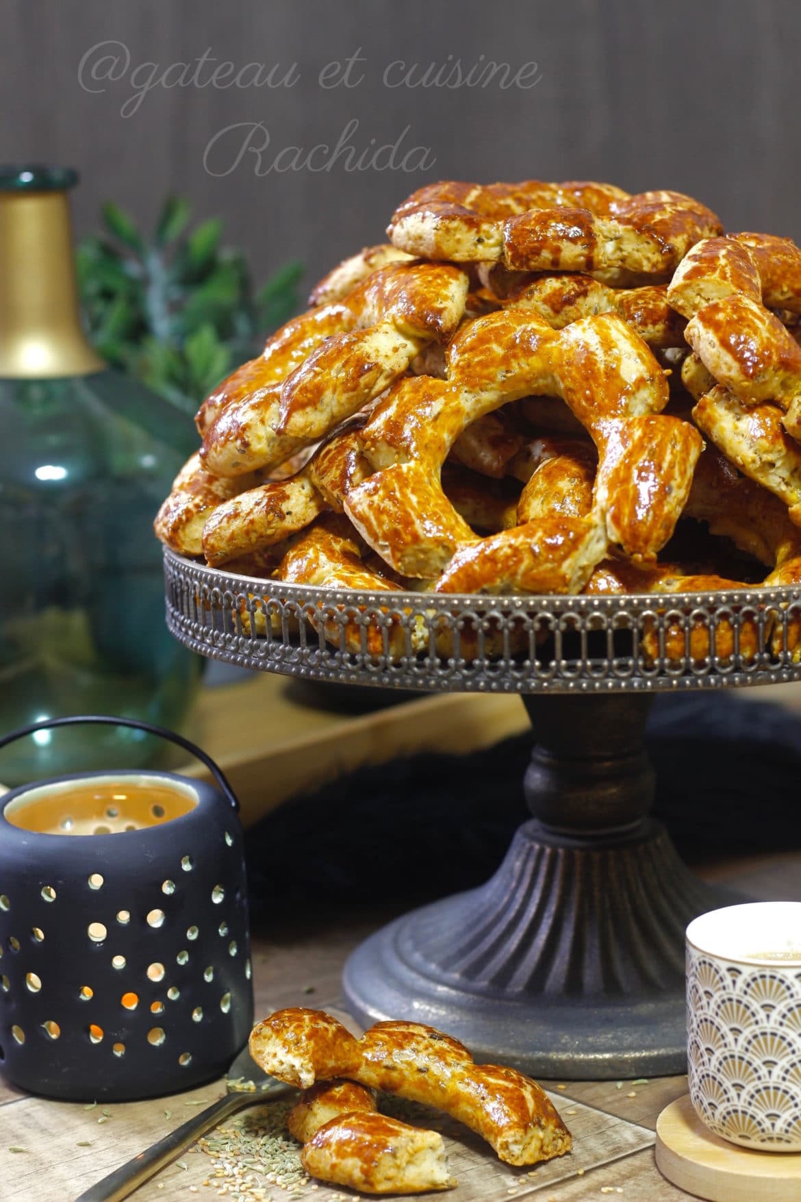 Kâak ou ka3k à l'anis et aux graines de sésame | Gâteau et cuisine Rachida