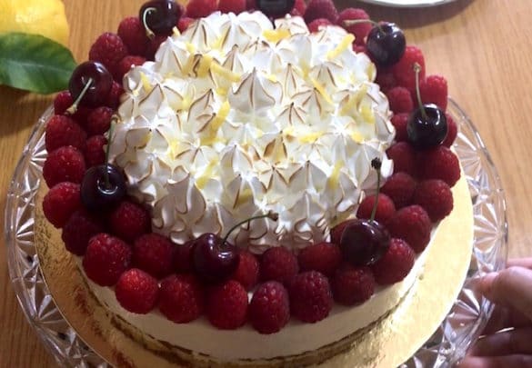 nuage au citron-bavarois au citron très facile | Gâteau et cuisine Rachida