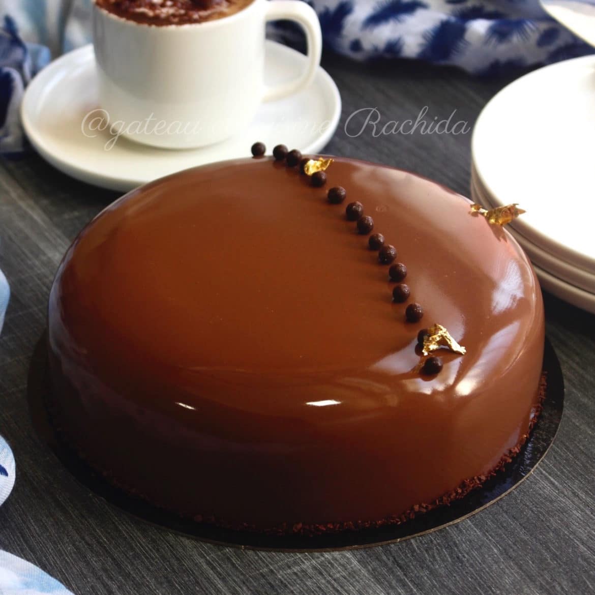 Entremets chocolat au lait, noisettes et vanille | Gâteau et cuisine ...