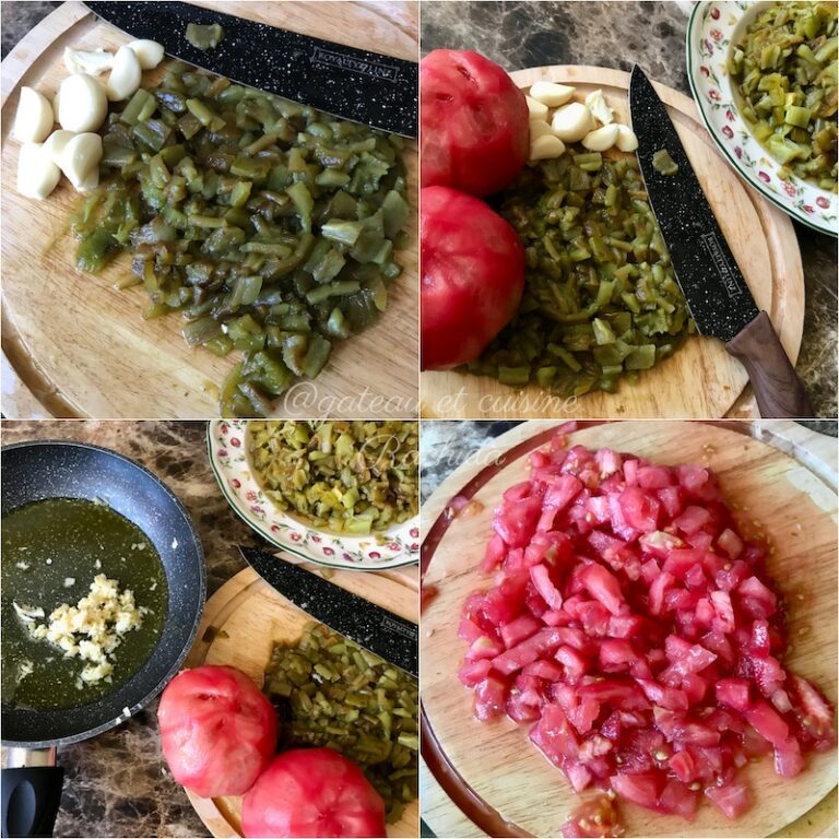 Recette Hmiss - Salade Méchouia aux poivrons grillés | Gâteau et ...