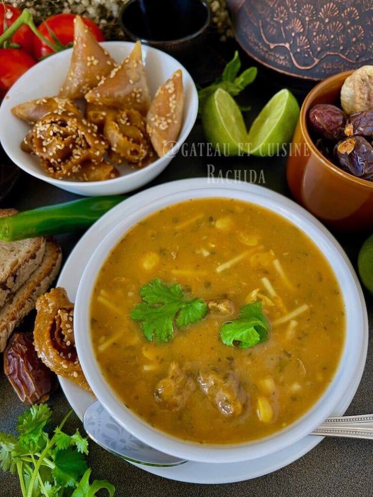 Recette harira marocaine ( soupe ramadan ) | Gâteau et cuisine Rachida