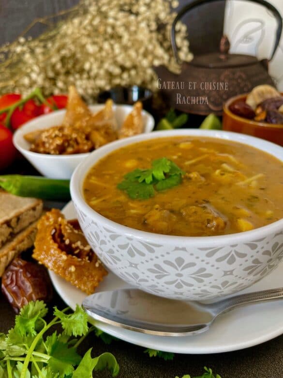 Recette harira marocaine ( soupe ramadan ) | Gâteau et cuisine Rachida