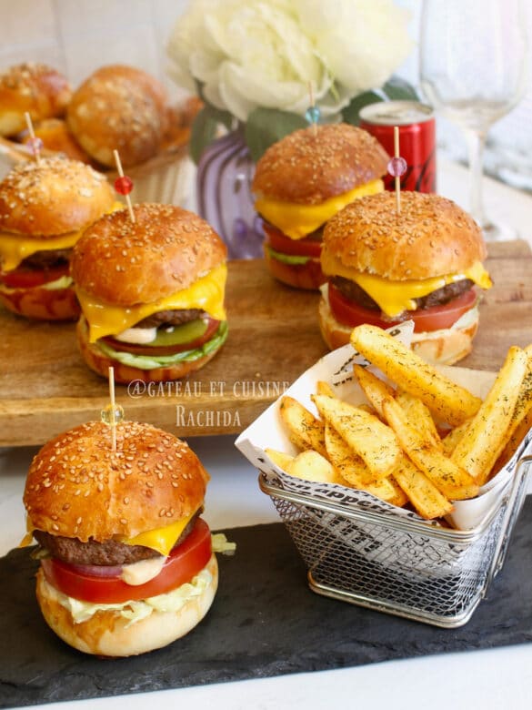 Recette hamburger maison | Gâteau et cuisine Rachida