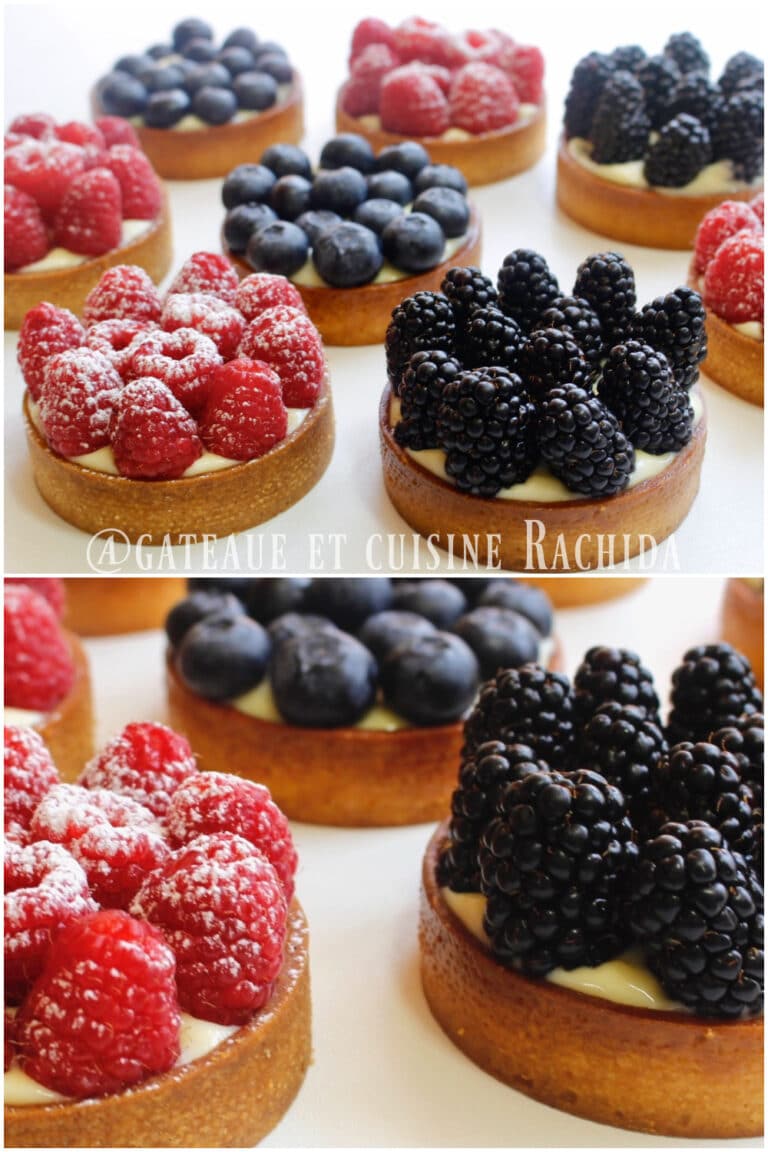 Tartelettes aux fruits rouges | Gâteau et cuisine Rachida