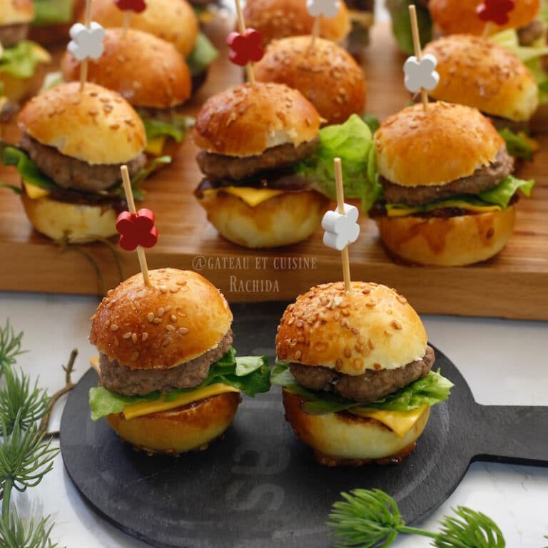 Recette Mini burger maison | Gâteau et cuisine Rachida