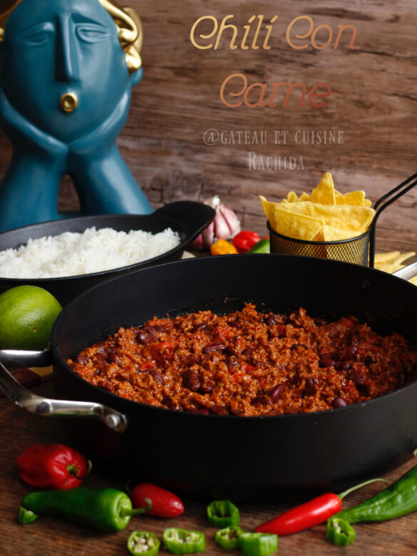 La meilleure recette de chili con carne | Gâteau et cuisine Rachida