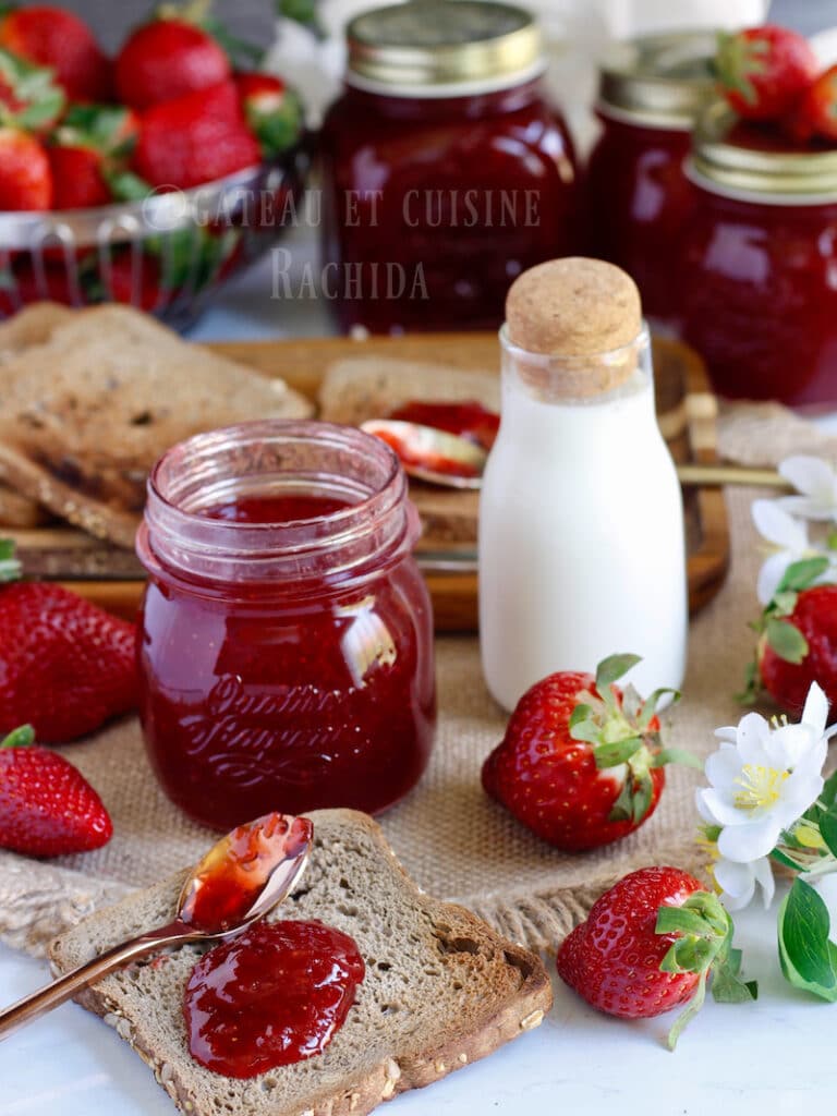 Recette Confiture de fraises facile | Gâteau et cuisine Rachida