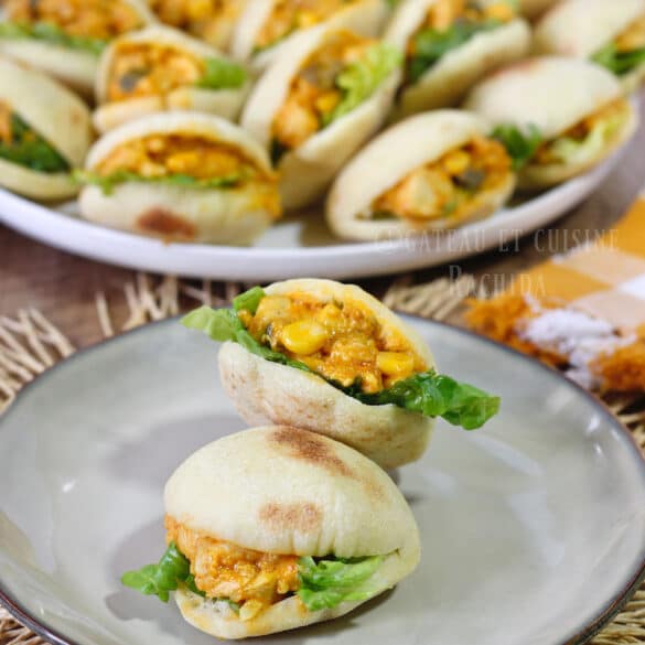 Batbouts farcis au poulet | Gâteau et cuisine Rachida