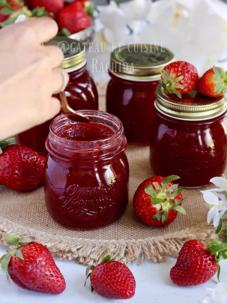 Recette Confiture de fraises facile | Gâteau et cuisine Rachida