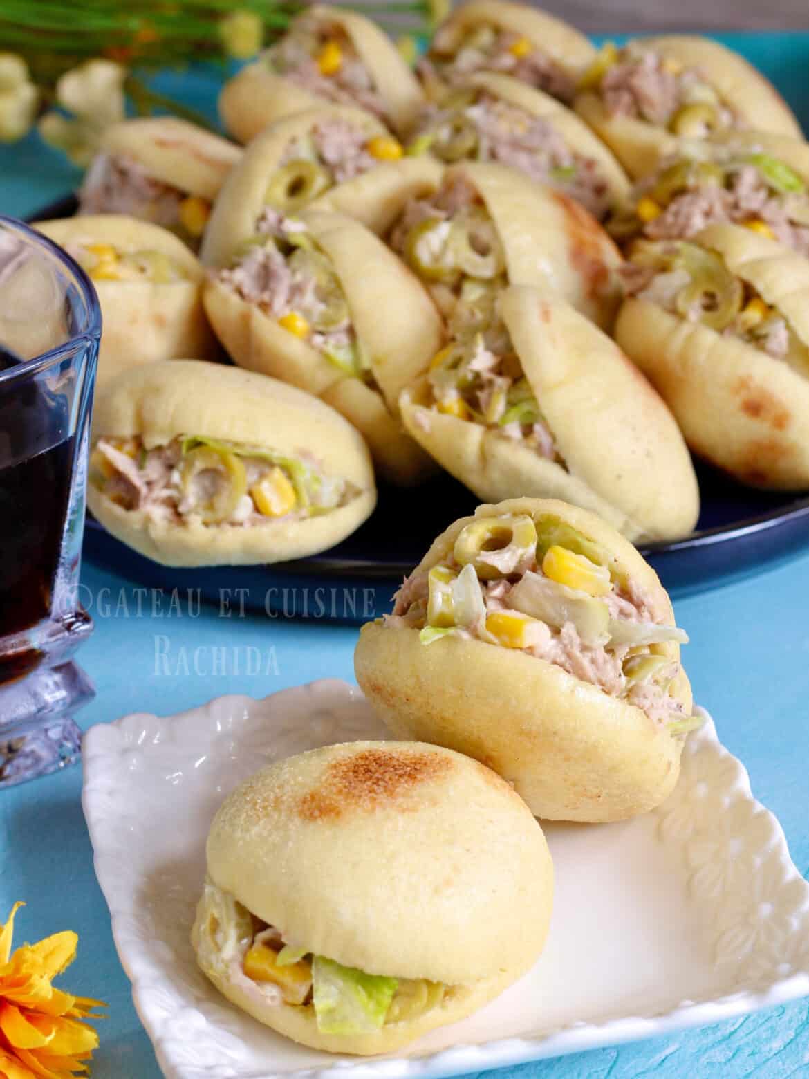 Batbouts farcis au thon | Gâteau et cuisine Rachida