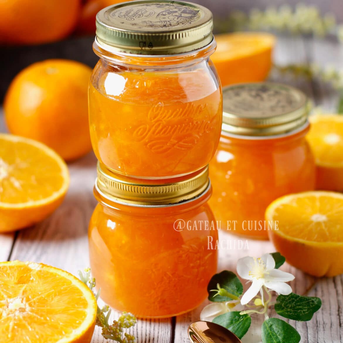 Confiture d'oranges maison très facile | Gâteau et cuisine Rachida