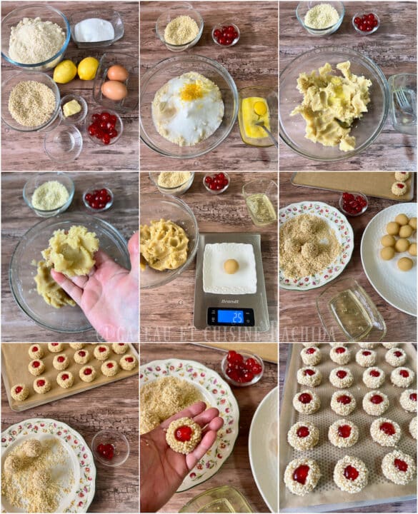 Mchewek petits fours algériens aux amandes | Gâteau et cuisine Rachida