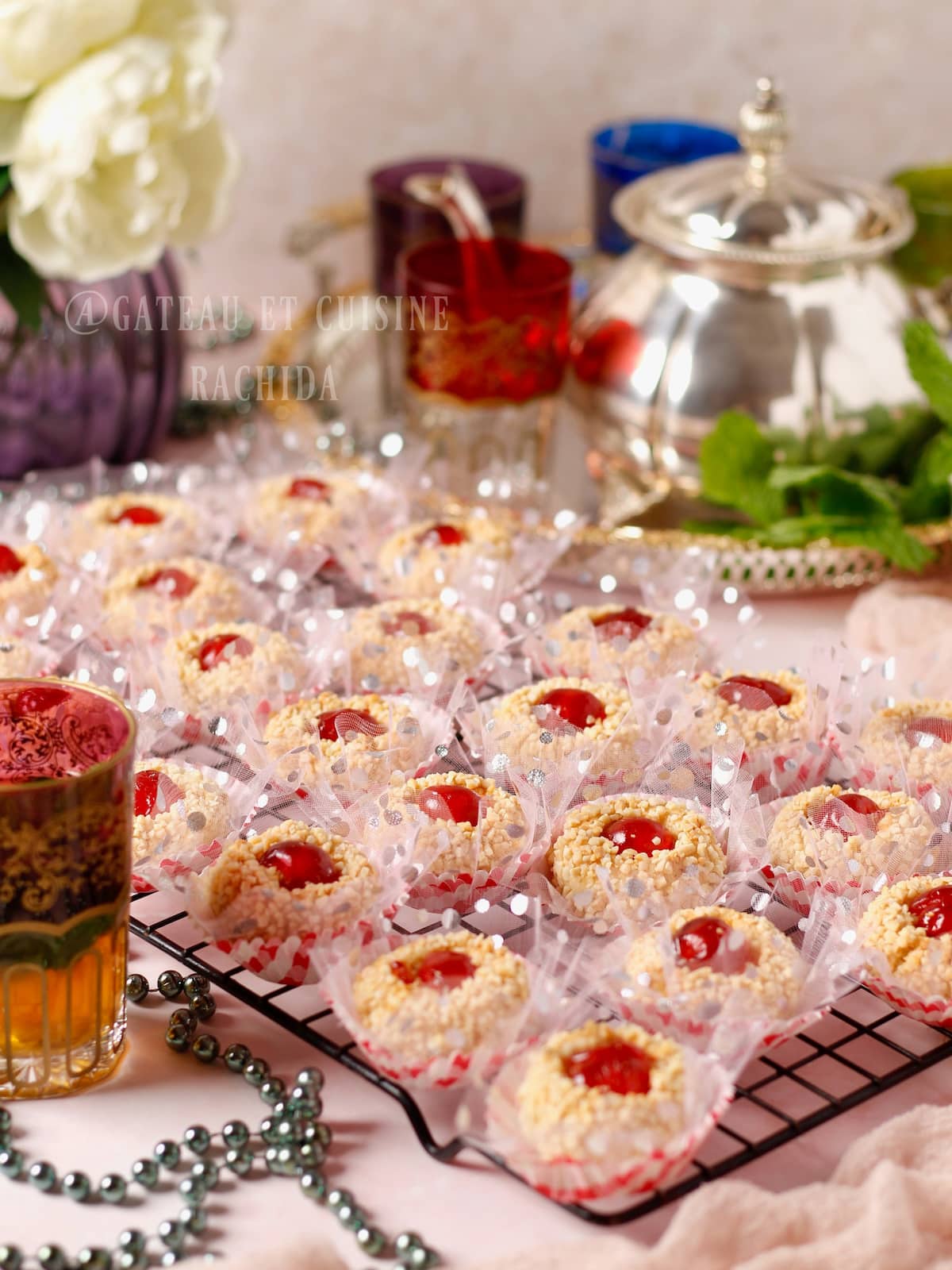 Mchewek petits fours algériens aux amandes | Gâteau et cuisine Rachida