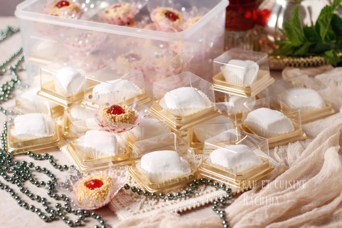 Mchewek petits fours algériens aux amandes | Gâteau et cuisine Rachida