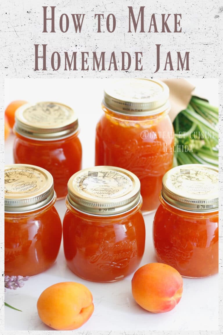 How to make homemade jam | Gâteau et cuisine Rachida