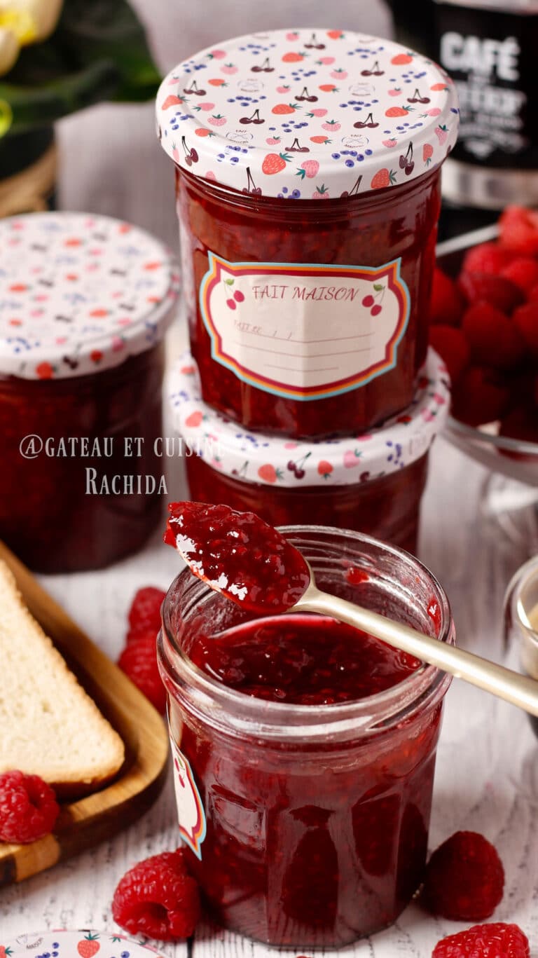 Recette Confiture de framboises | Gâteau et cuisine Rachida
