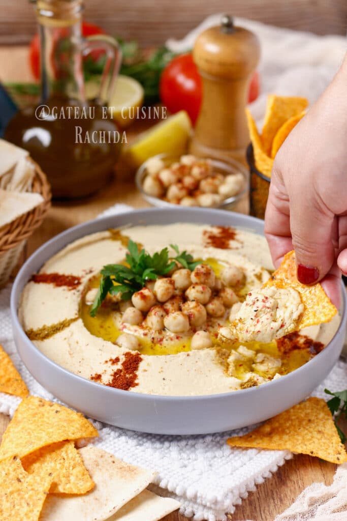 Recette houmous maison crémeux | Gâteau et cuisine Rachida