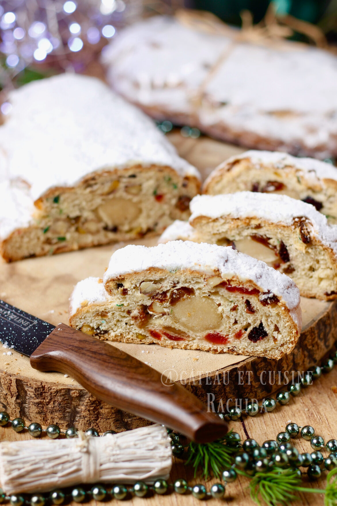 Traditional German Christmas Stollen Recipe | Gâteau et cuisine Rachida