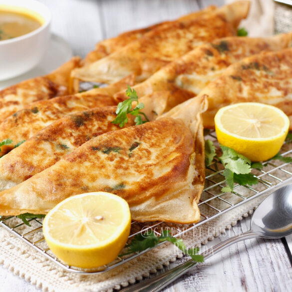 Tunisian Brik with Tuna and Egg | Gâteau et cuisine Rachida