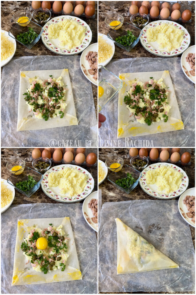 Tunisian Brik with Tuna and Egg | Gâteau et cuisine Rachida