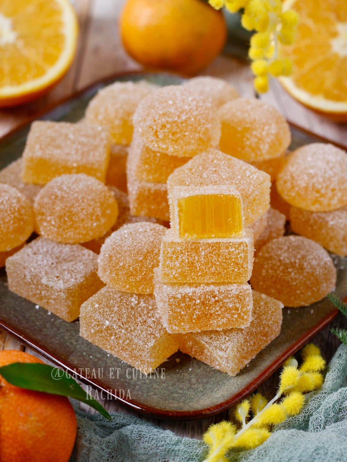 Orange Pâte de fruit (Jelly Candies) | Gâteau et cuisine Rachida