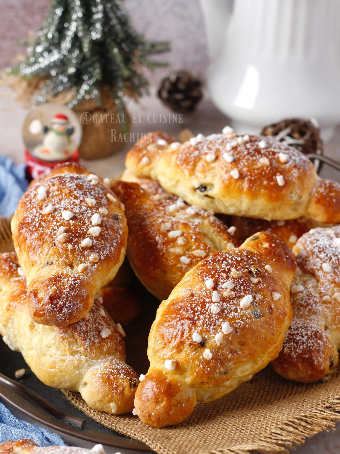 Traditional Belgian Cougnou - Christmas Brioche | Gâteau et cuisine Rachida